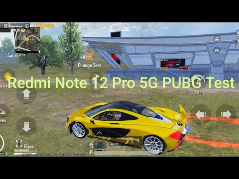🔥 Redmi Note 12 Pro 5G🔥PUBG Test 4.5🔥 Super Smooth&HDR🔥Does it still run PUBG Mobile?