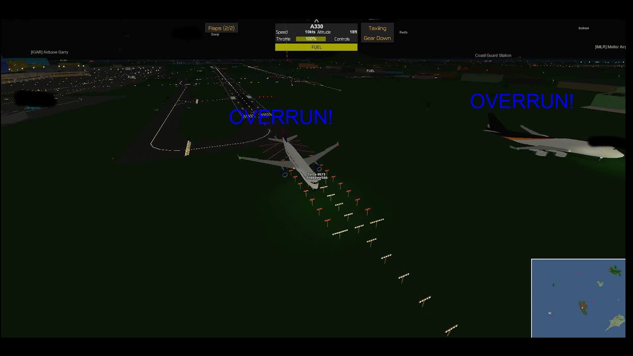 PTFS A330 Full Flight (OVERRUN) - YouTube