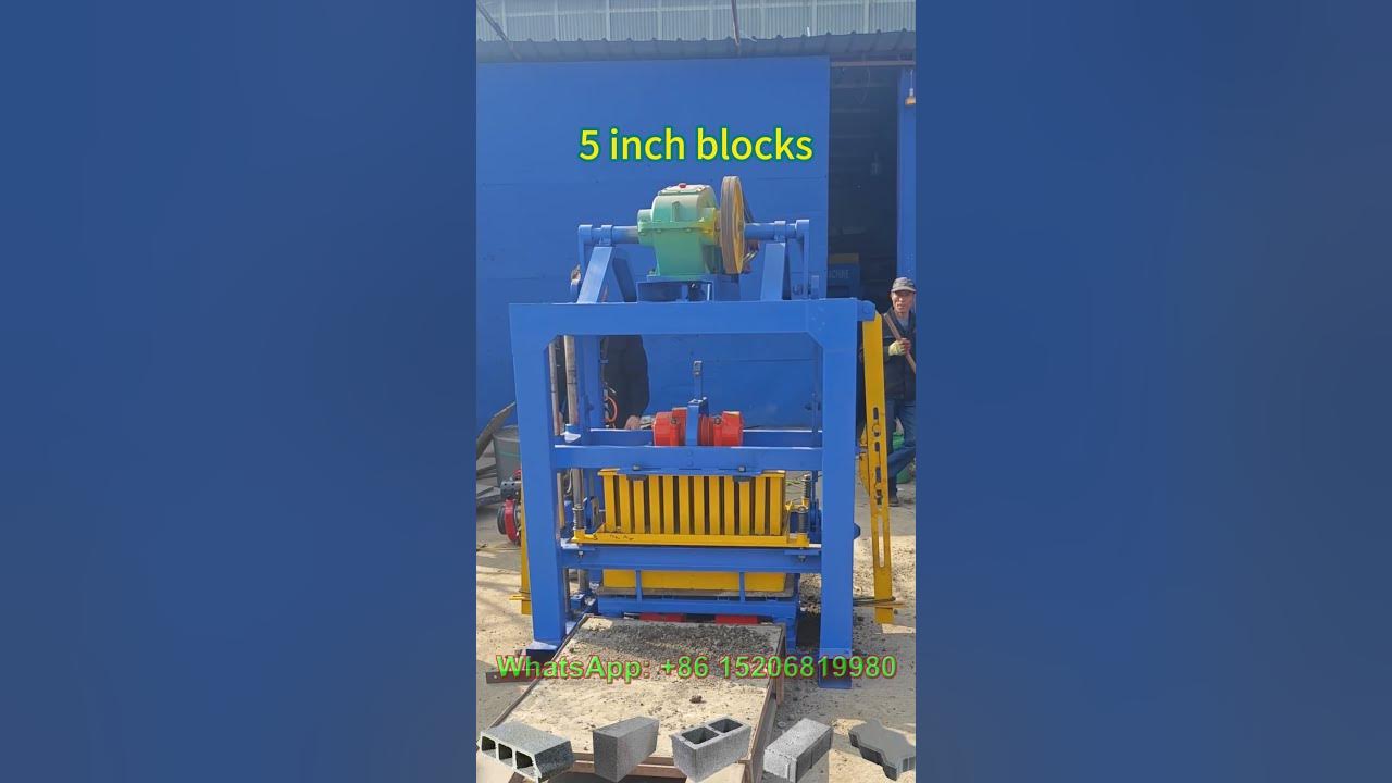 cheap qtj4 40 small manual cement concrete hollow block making machine ...