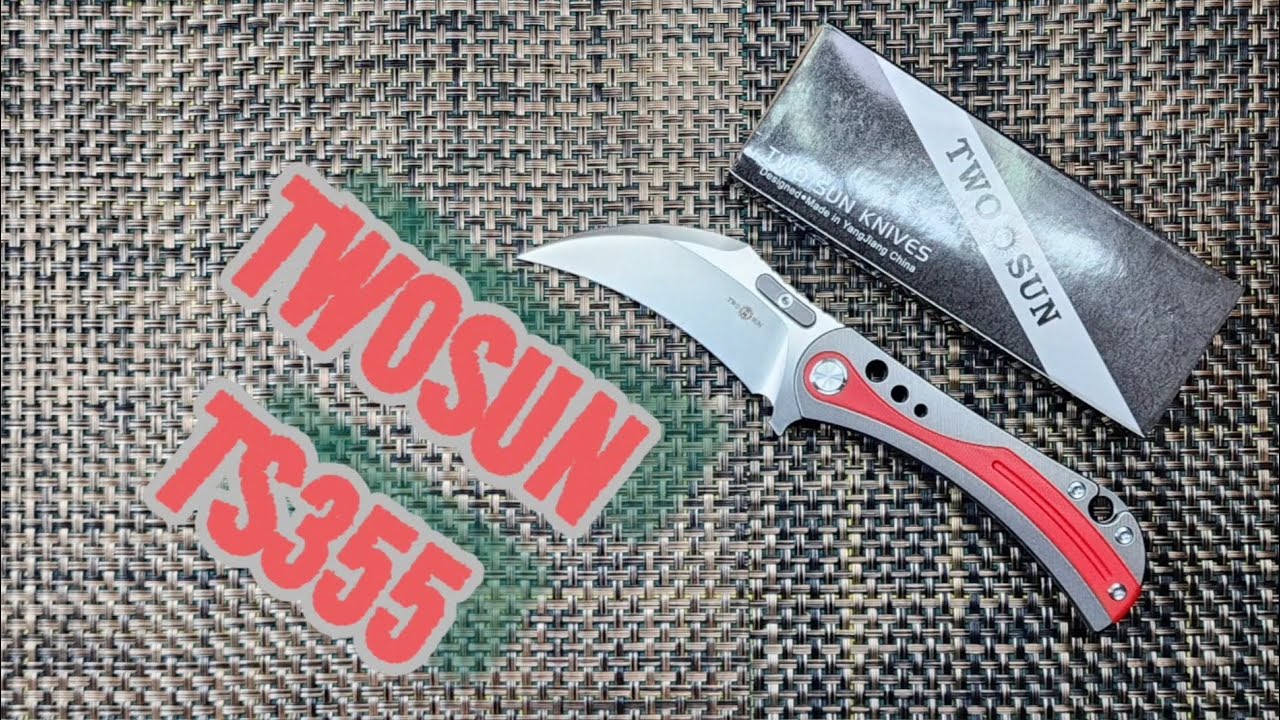 TWOSUN TS355 TITANIUM G-10 D-2, This is a SERIOUS PIECE and you'll be ...