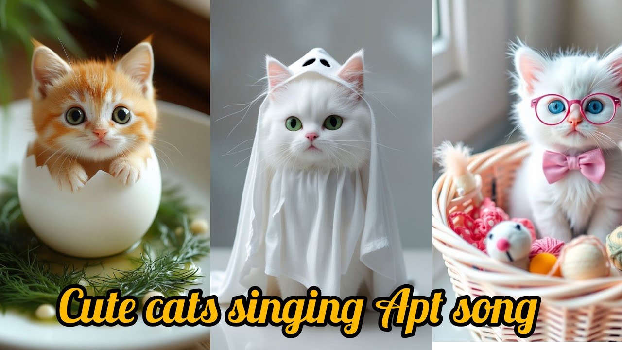 Unbelievable cuteness: Cats singing your favorite songs! cat singing ...