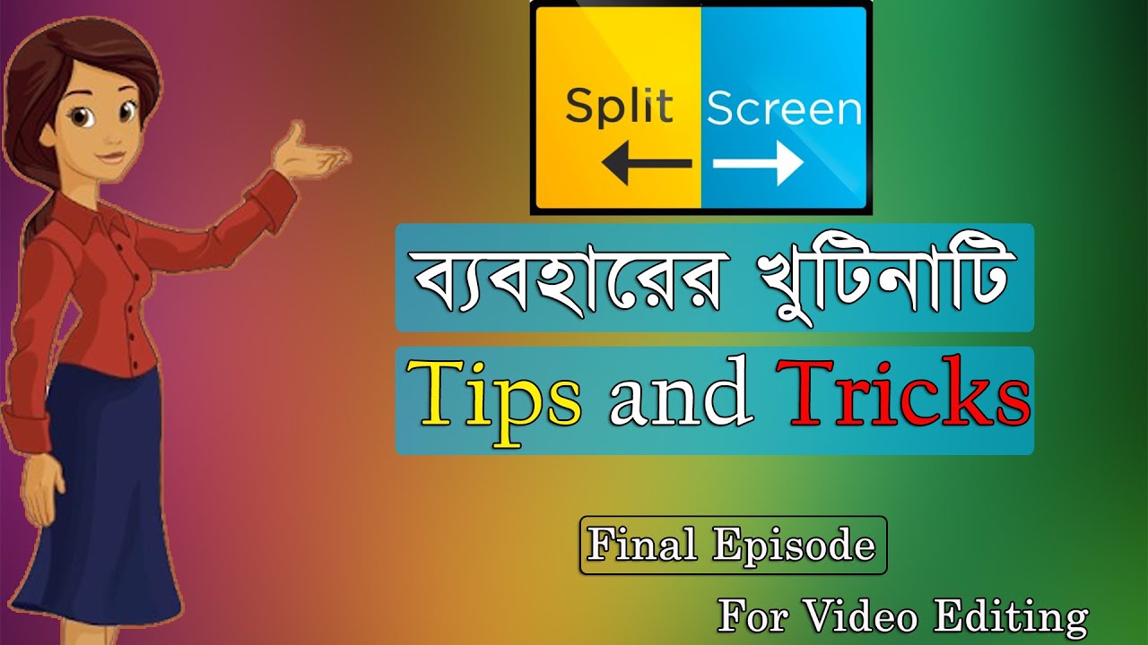how to use split screen in filmora 9 | Final Episode | Bangla Video Editing Tutorial 2021 ...