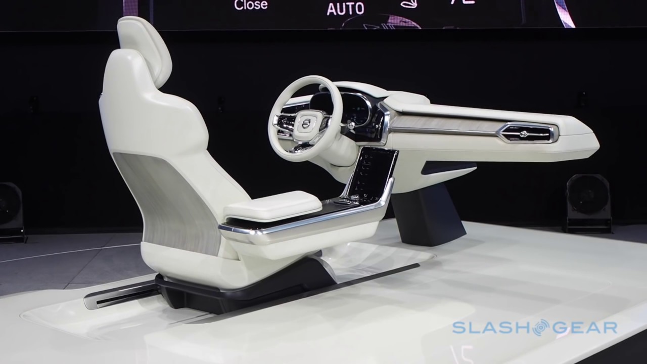 Volvo Concept 26 autonomous car dashboard - YouTube