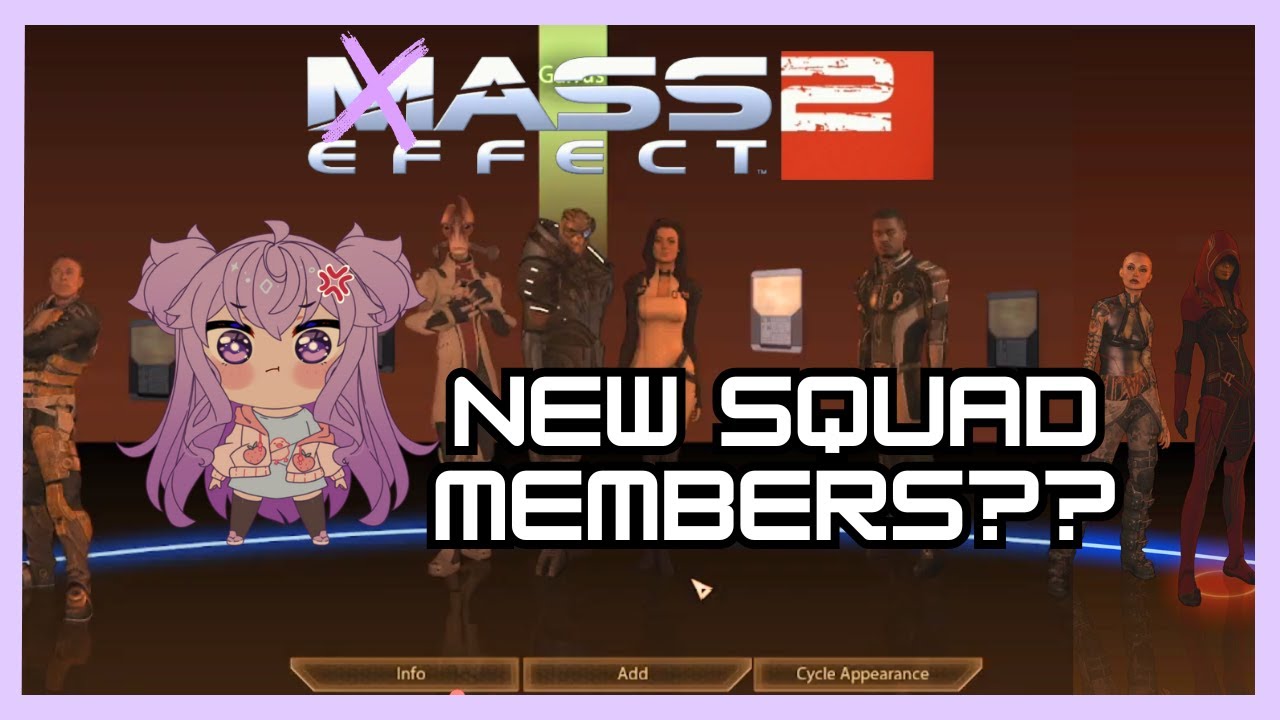 CHIBI VTUBER IS THE NEW SQUAD MEMBER???【 MASS EFFECT 2 pt 4 】 - YouTube