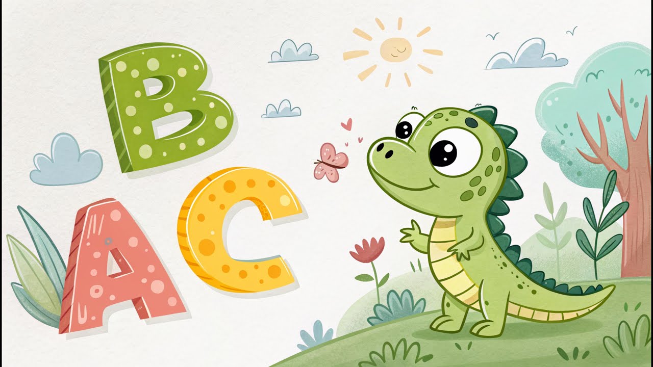 🐊 ABC with the Crocodile! 🔡🎶 | Learn Letters & Sounds | Bubble ABC ...