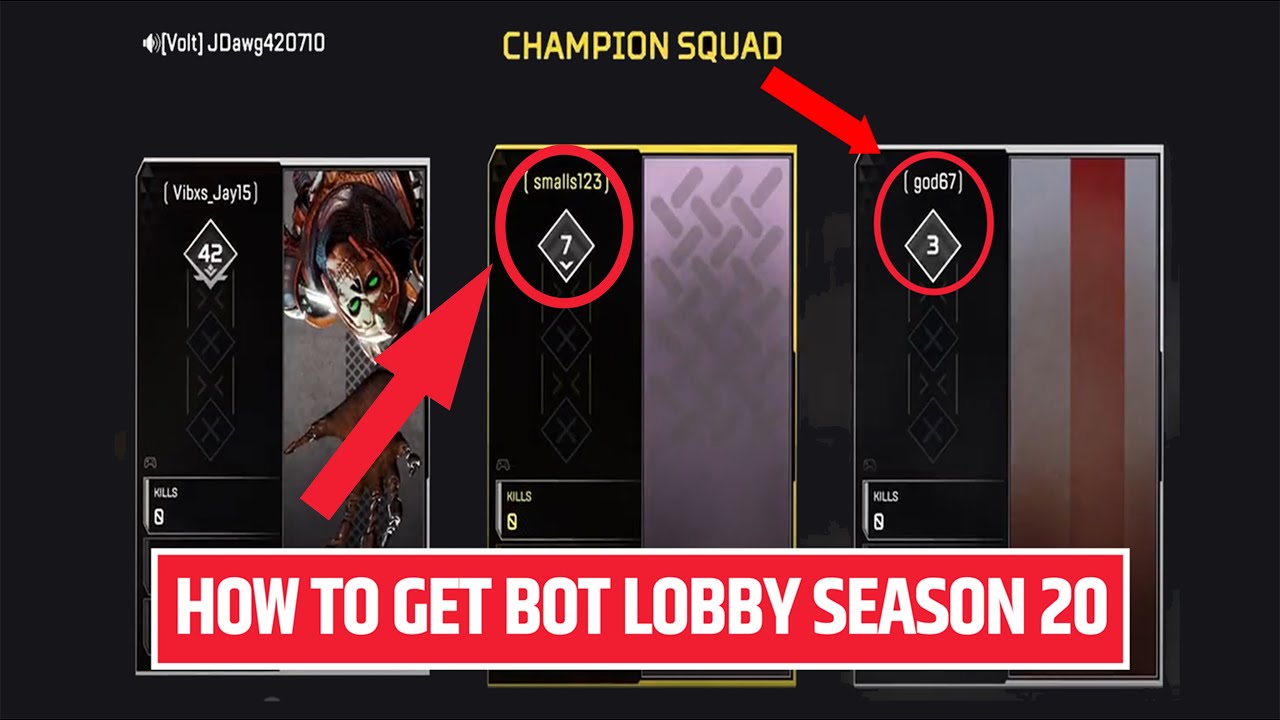 How to get bot Lobby in Apex Legends Season 21 - YouTube