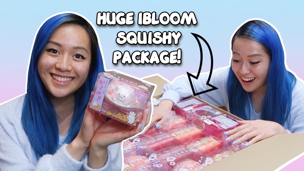 STUDIO VLOG 03 FIRST WEBSITE LAUNCH + UNBOXING A HUGE IBLOOM SQUISHY ...