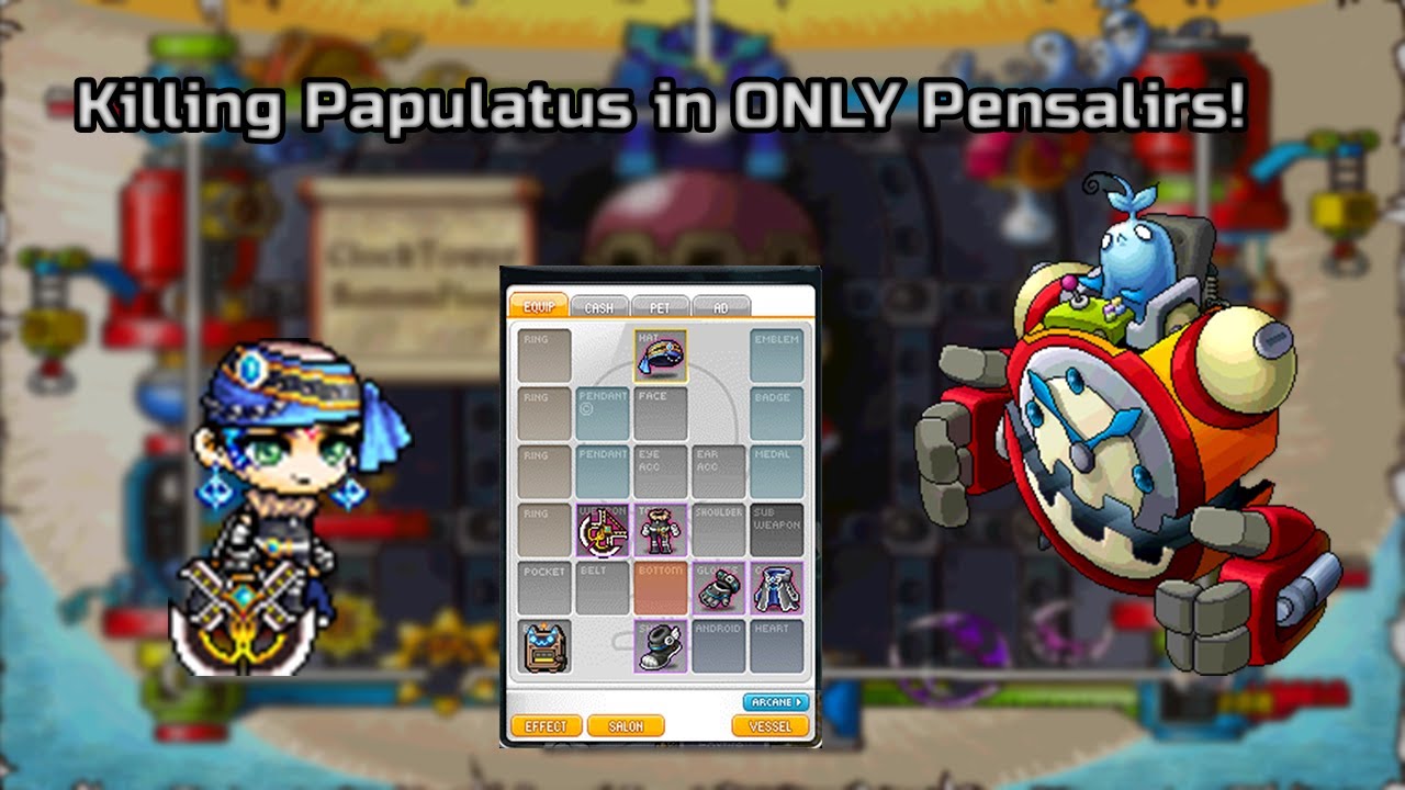 [Maplestory Reboot] Chaos Papulatus Solo In ONLY Pensalirs! - Pensalir ...
