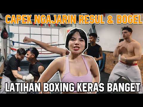 DINAR CANDY CAPEK NGAJARIN RESUL SAMA BOGEL LATIHAN BOXING