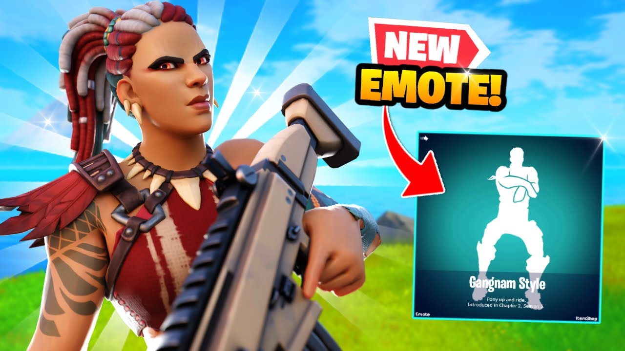 *NEW* Gangnam Style Emote! - Fortnite LIVE - YouTube
