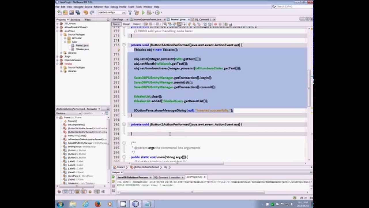 Database Manipulation - Java - Insert, Update and Delete - YouTube