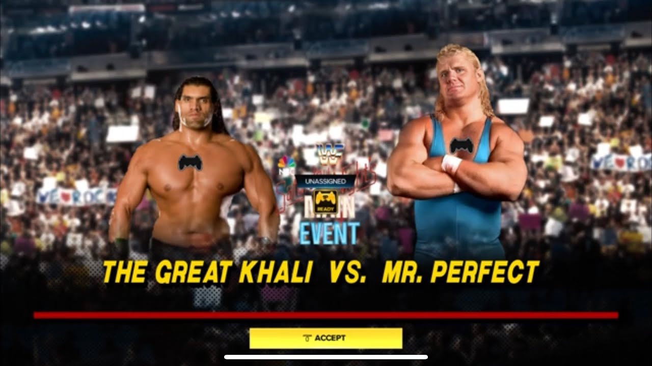 The Great Kahli Vs Mr Perfect wwe 2k23 - YouTube