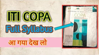ITI COPA Course Details - YouTube