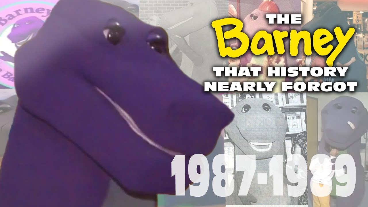 The BARNEY Costume That History Nearly Forgot | 1988-1989 - YouTube
