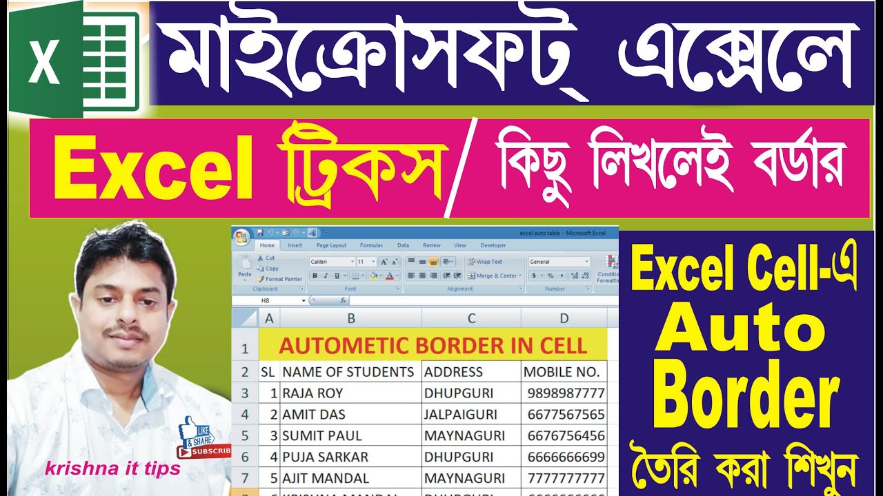 How To Add Borders Automatically To Cell In Excel How To Add Borders Automatically To Cell In Excel