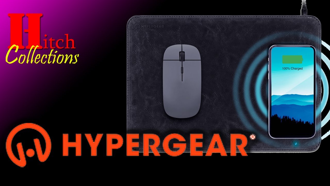 HyperGear Wireless NFC Charging MOUSE Pad Unboxing & Review ...