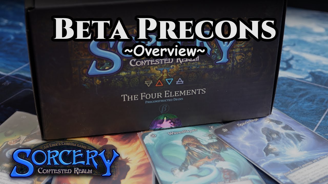 Sorcery TCG Beta Preconstructed Decks Overview - YouTube