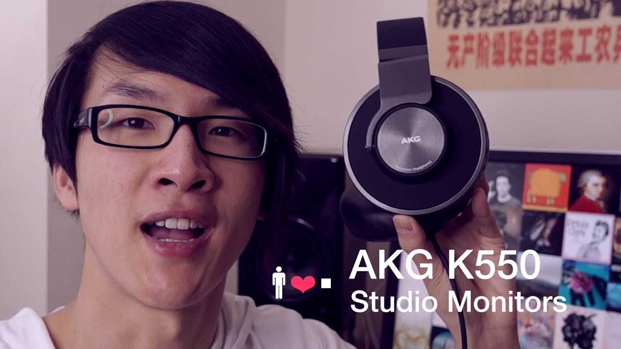 AKG K550 Headphone Review: Clean, Lean & A Little Mean - YouTube