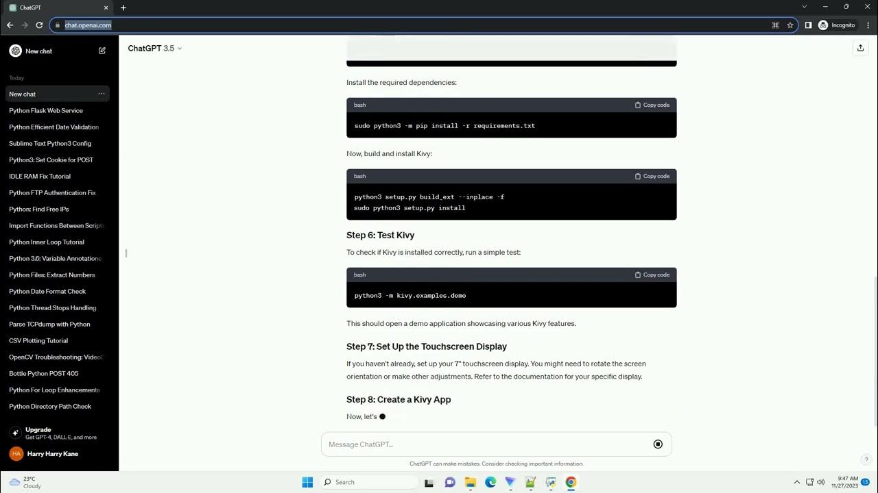 Proper way of installation of Kivy 1 10 with Python 3 on Raspberry Pi 3 with 7 Touchscreen ...