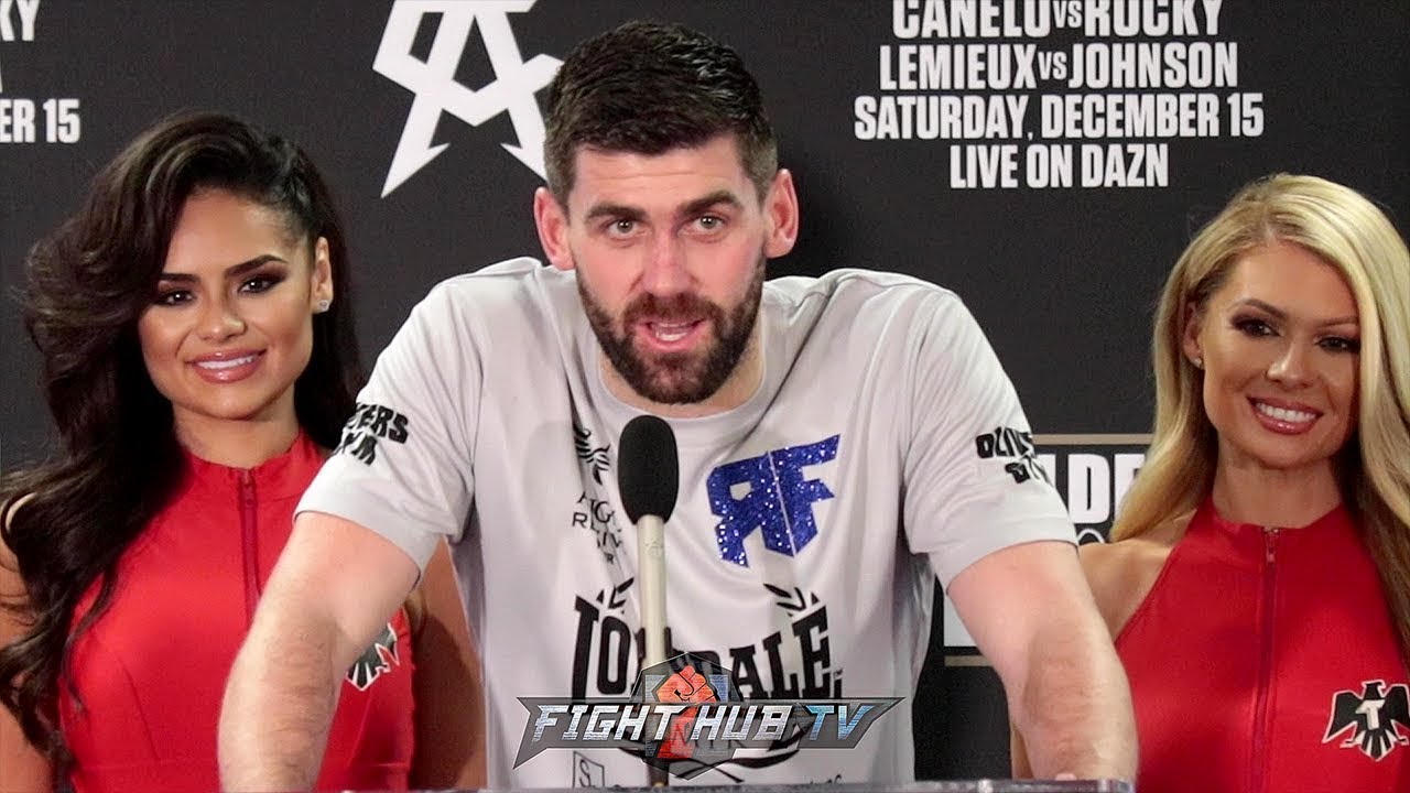 ROCKY FIELDING'S COMPLETE POST FIGHT PRESS CONFERENCE - CANELO VS ROCKY ...