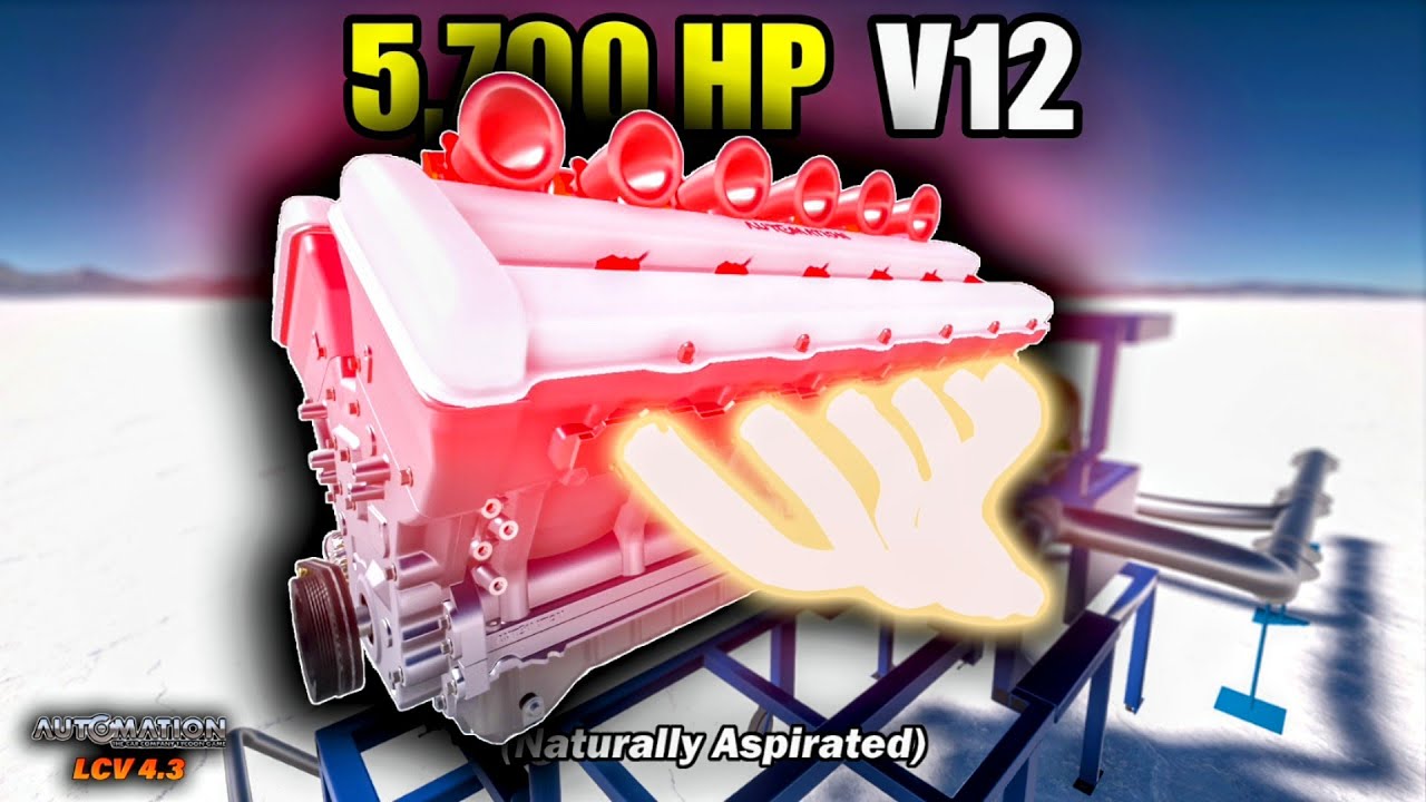 The Highest Horsepower, Naturally Aspirated V12 Engine Ever ...