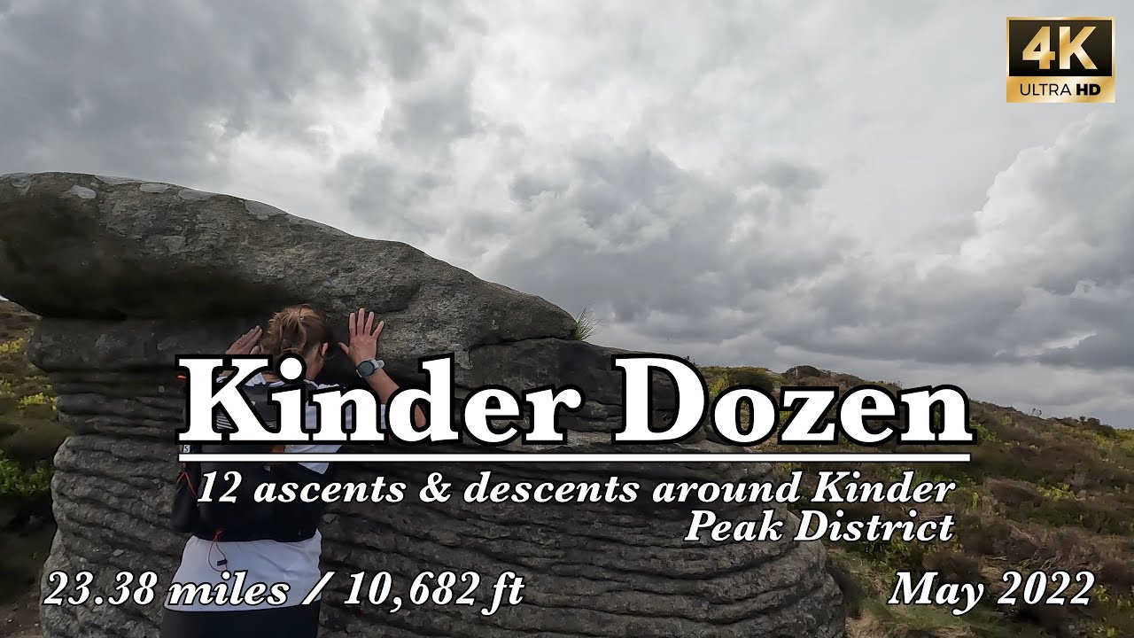 Kinder Dozen | 12 ascents & descents around Kinder, Peak District 4K ...
