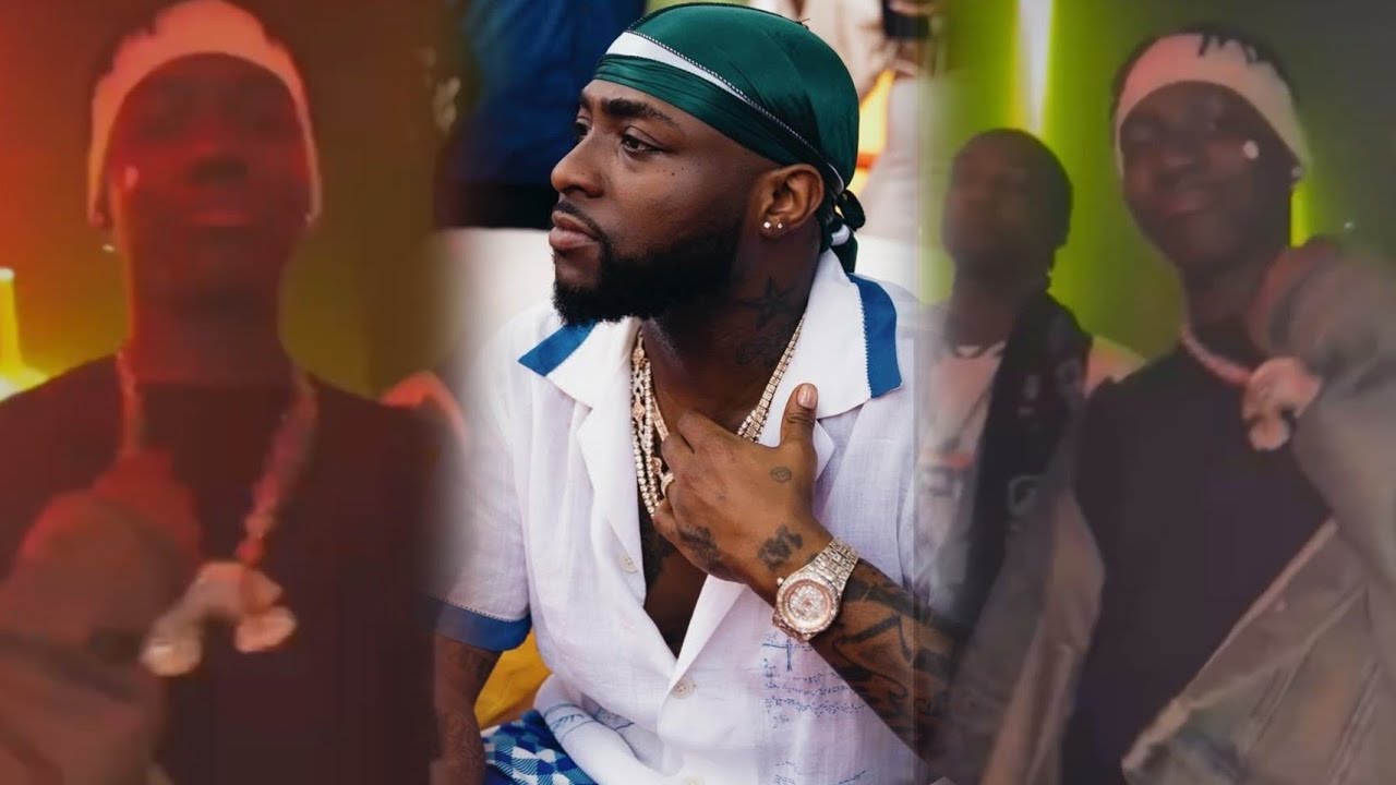 Muyeez Challenge Davido With his New Diamond Ice Chain. - YouTube