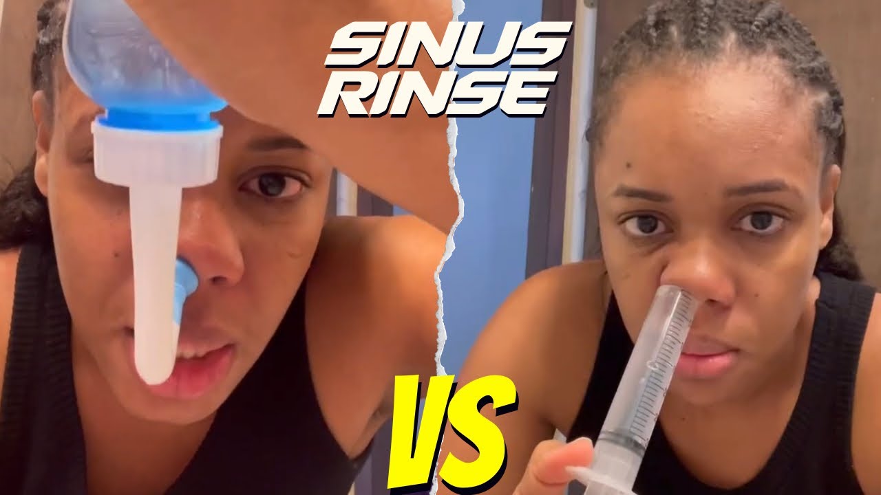 Sinus Rinse Tutorial using 2 methods!! #relieves #blocked #sinus # ...
