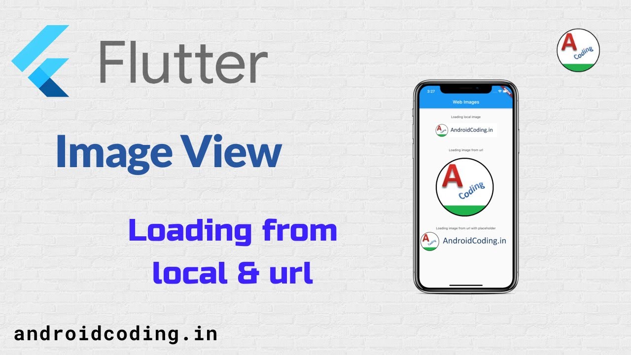 Flutter Image Loading Local Url Progress Bar Source Code In Desc Flutter Coding Youtube 9895