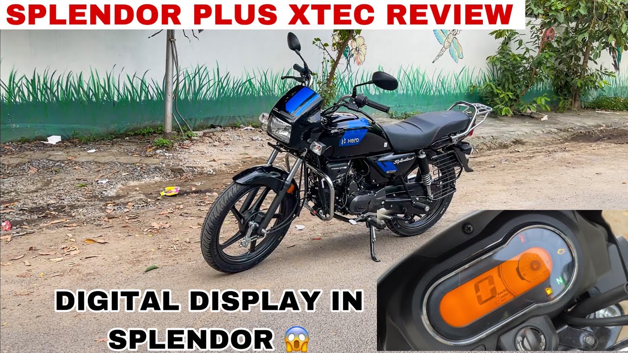 HERO SPLENDOR PLUS XTEC || NEW DIGITAL DISPLAY 😍|| UPGRADED ...