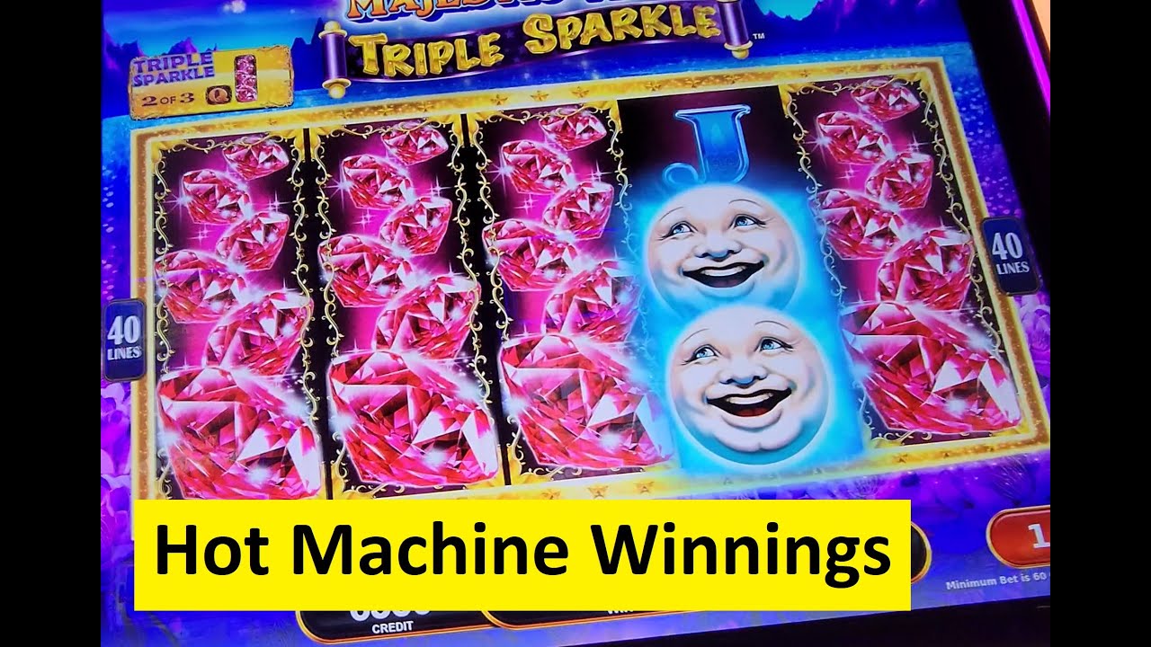 Hot Machine for Super Big Win! Majestic Moon Triple Sparkle Slot - YouTube