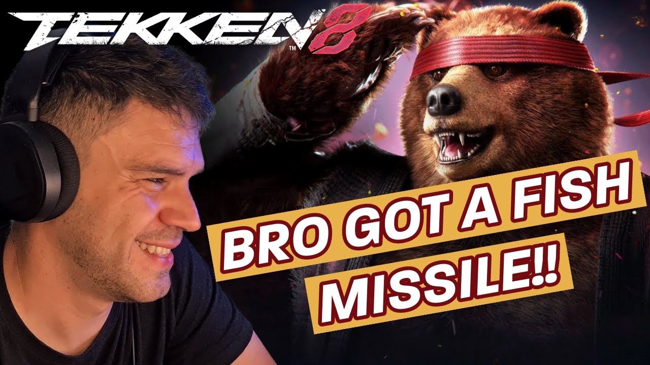 TEKKEN 8 | Kuma Reveal & Gameplay Trailer REACTION ... A FISH MISSILE ...