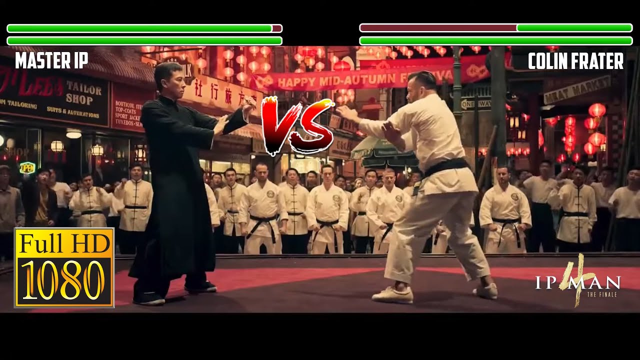 Ip Man VS Colin Frater | WITH HEALTHBARS | Ip Man 4: The Finale - YouTube