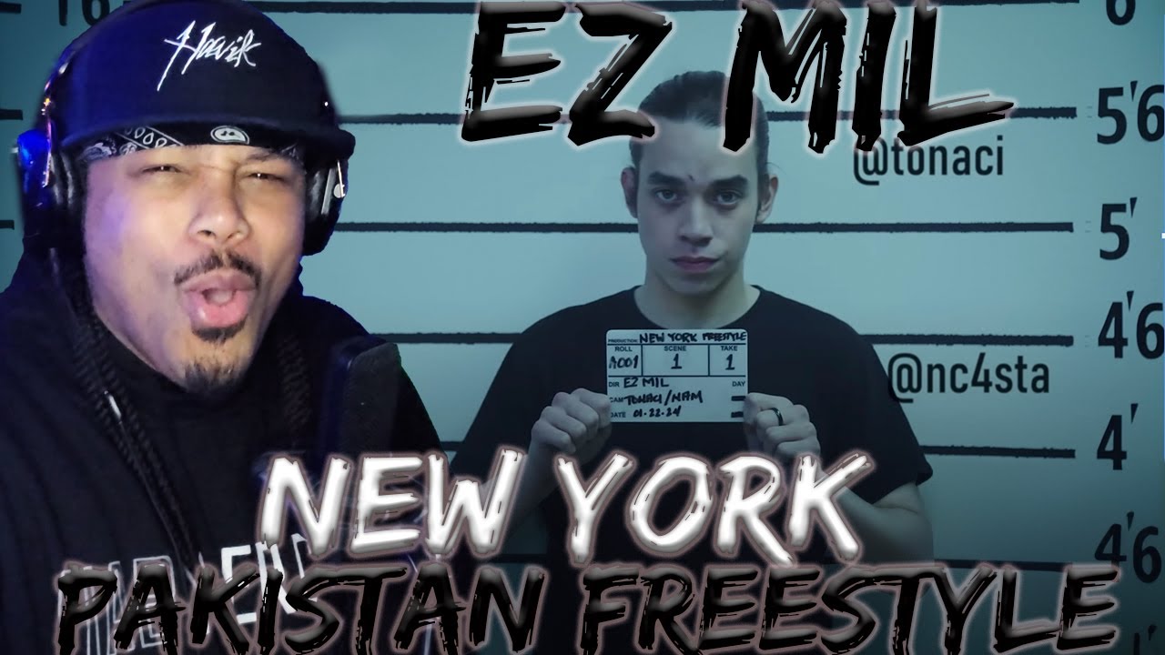 SMOOTH EZ FLOW!! | New York - Pakistan Freestyle | EZ MIL | REACTION ...