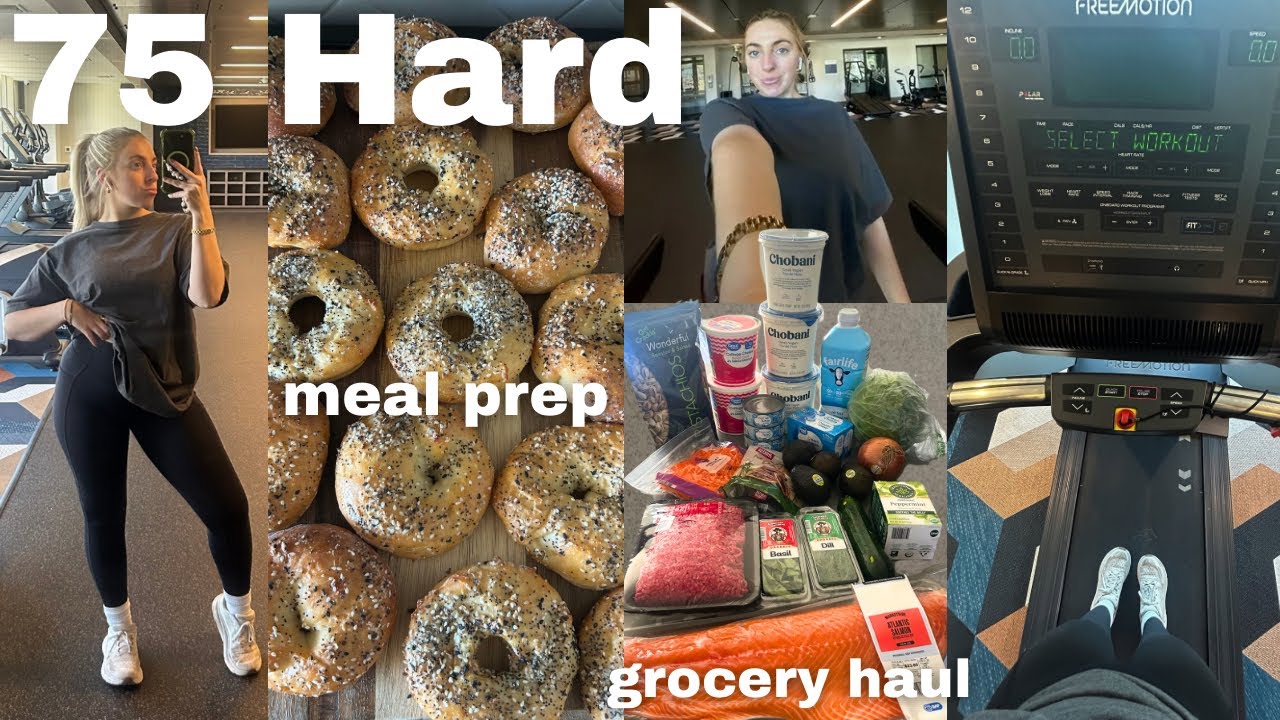 75 Hard Day 3: Meal Prep, Grocery Haul, High Protein Recipes & Period ...