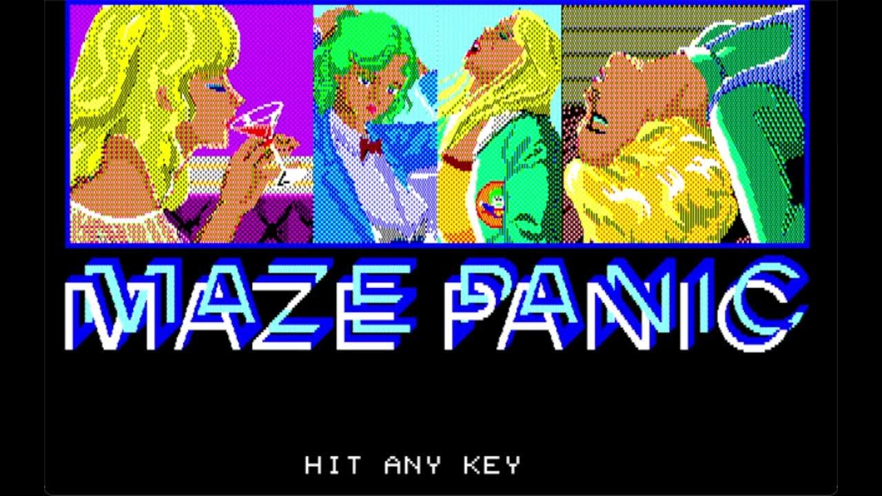 Maze Panic/メイズ・パニック (Nec Pc-8801, 1984, ASCII/Kogado Studio/Tomohiko ...