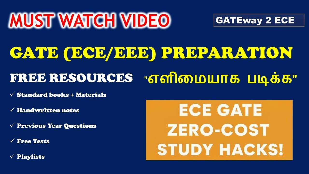 ECE எல்லா Subjects FREE Notes for GATE preparation + PYQs + Mock Tests ...