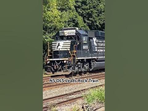 NS H99 w/ OLS GP59E Hummelstown, PA Harrisburg Line #railfanning #railway #railroad #train #ns ...