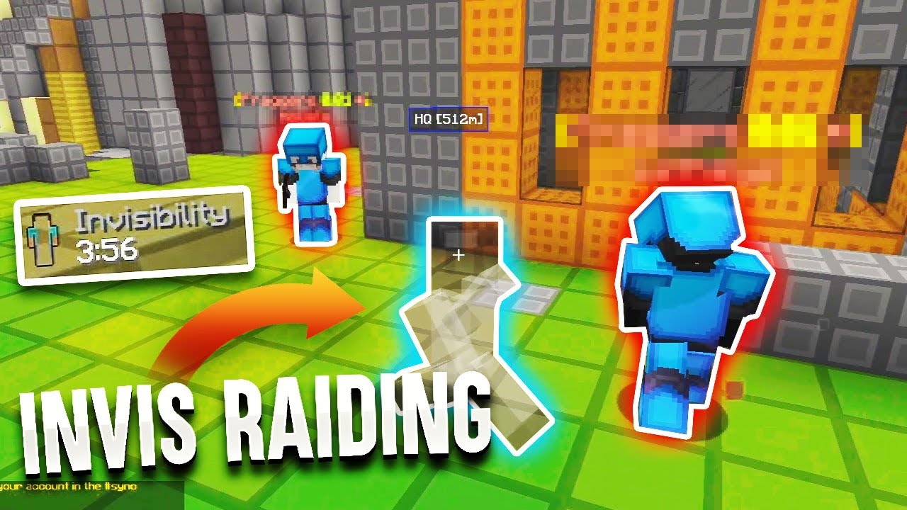 How to INVIS RAID on HCF with NO RANK... | Minecraft HCF - YouTube