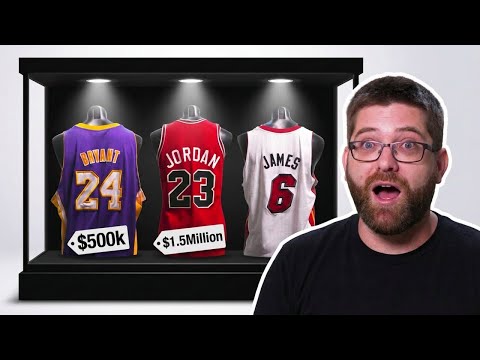 Inside a Game Worn NBA Jersey Collection worth MORE than a house!