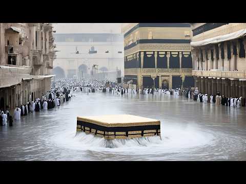 Mecca flooded, Kaaba destroyed by storm, Saudi Arabia holy land Medina ...