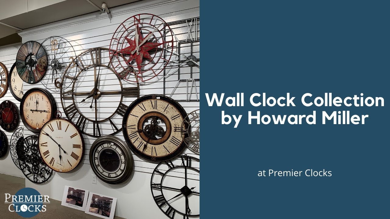 Wall Clock Collection by Howard Miller at Premier Clocks - YouTube