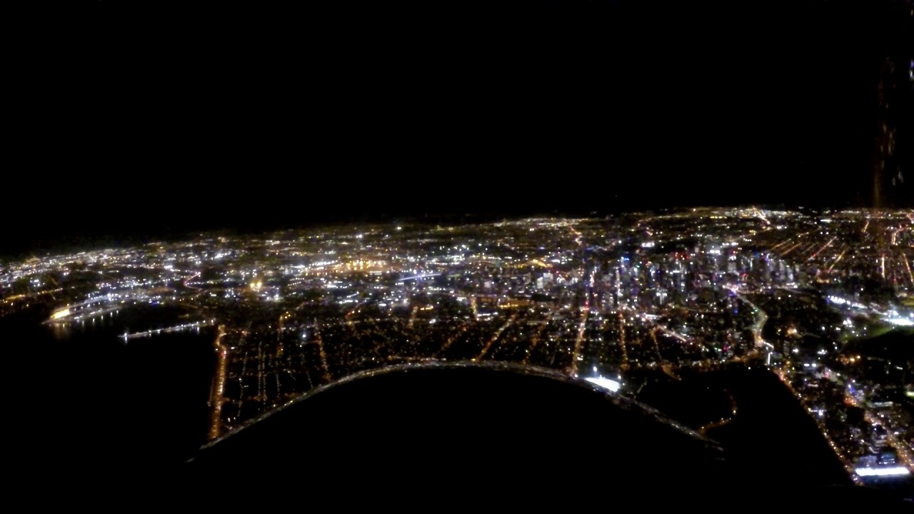 Night VFR Cessna 172 Bravo Sierra Victor 24 June 2019 CBD Orbit - GoPro ...