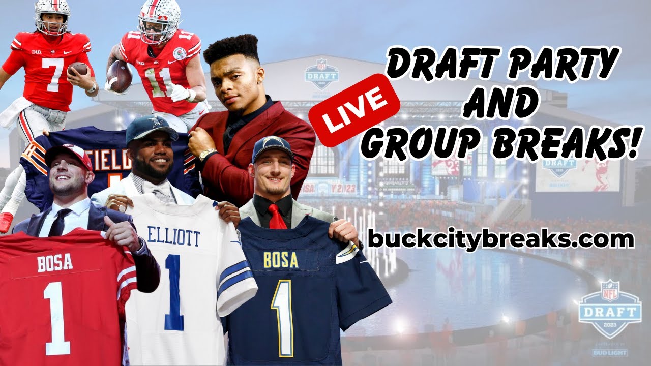 2023 NFL Draft Night Breaks and Hangout - LIVE Auctions, Fun Break ...