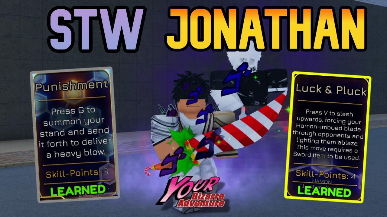 [YBA] STW Jonathan is IMPECABLE... - YouTube