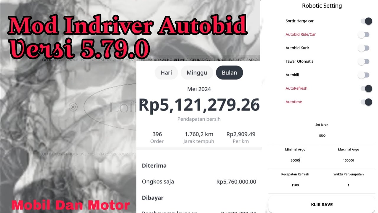 Mod Indriver Autobid Versi 5.79.0 , Cara Setting Mod indriver ,Mod ...