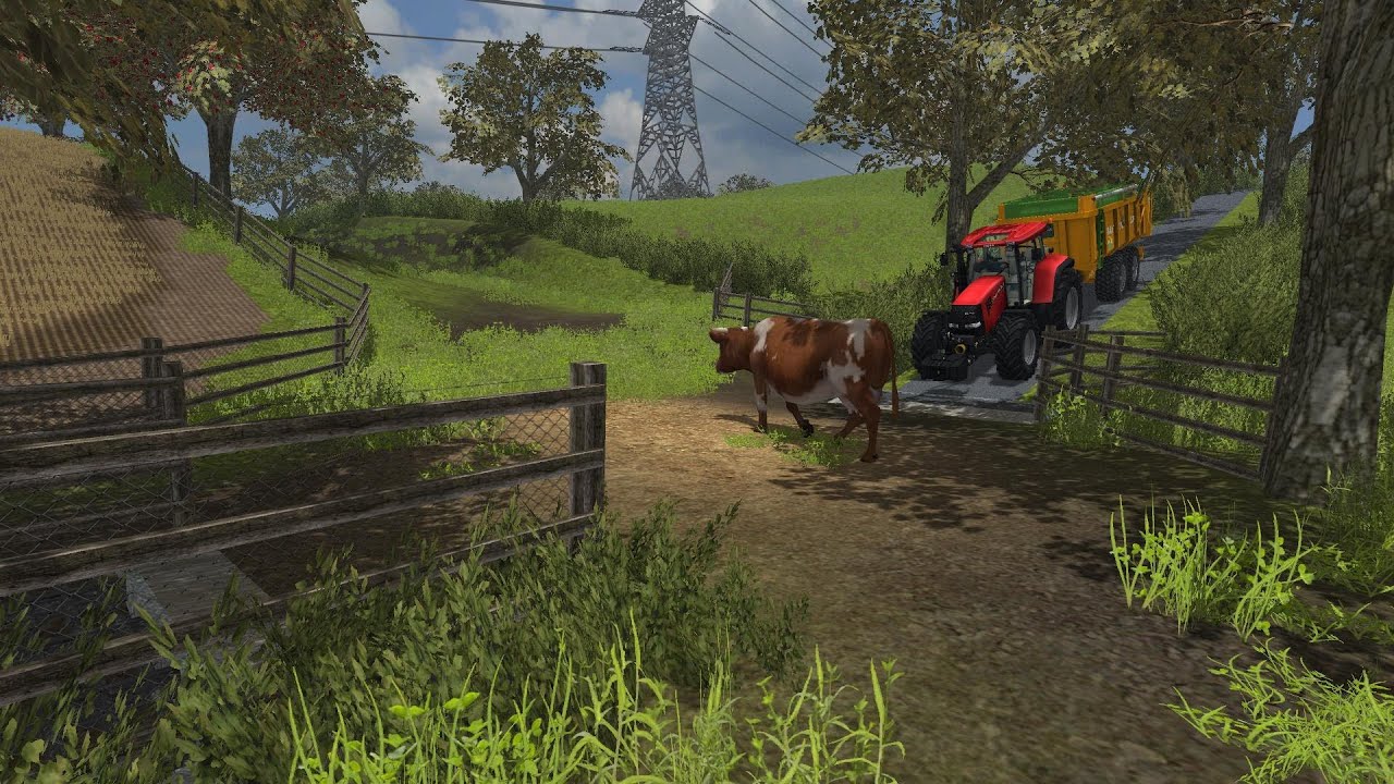 Case CVX 175 with Kverneland butterfly mowers Farming Simulator 2013 ...