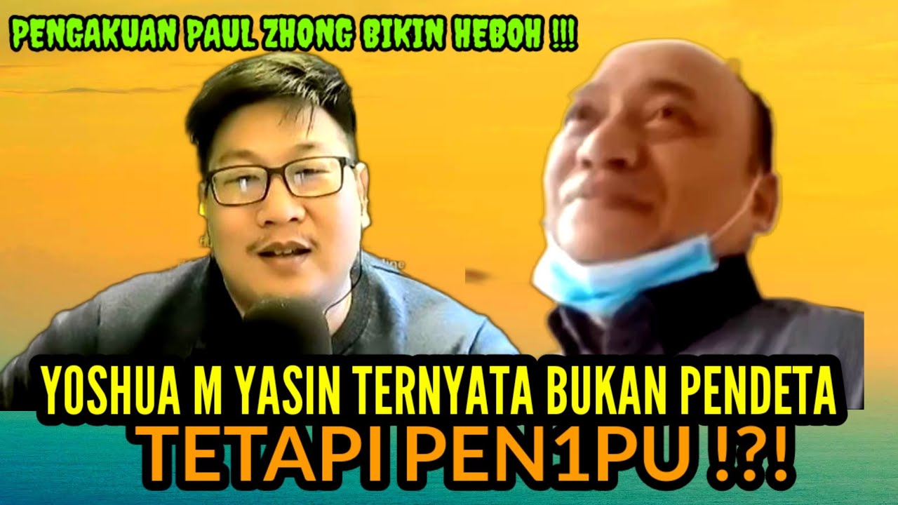 TERBONGKAR !!! YOSHUA M YASIN TERNYATA BUKAN PENDETA, TETAPI PENIPU ?!? - YouTube