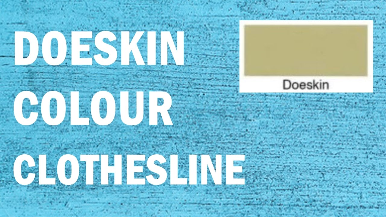 Clothesline Doeskin Colorbond Colour - YouTube