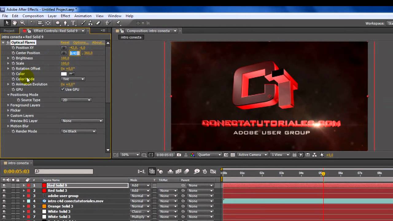 Tutorial Cinema 4D & After Effects // Crear intro 3d (Parte 2) By Ildefonso Segura - YouTube